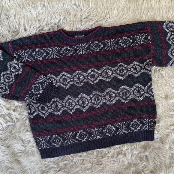 Vintage | Sweaters | Vintage Graphix Sweater | Poshmark